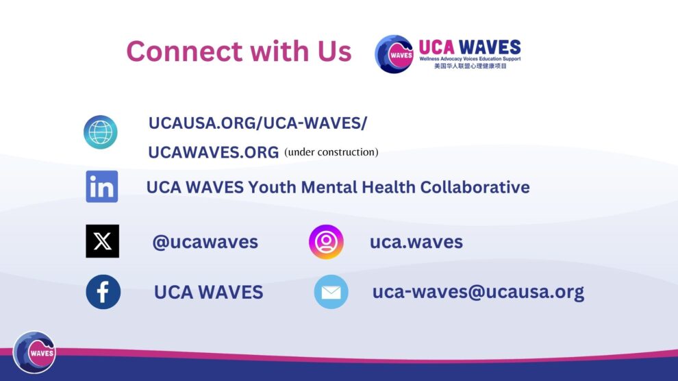 UCA WAVES – Youth Mental Health Collaborative – United Chinese Americans